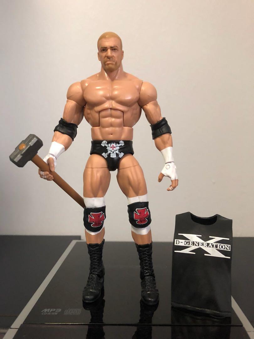 WWE Elite Triple H DX Degeneration X, Toys & Games, Bricks & Figurines ...