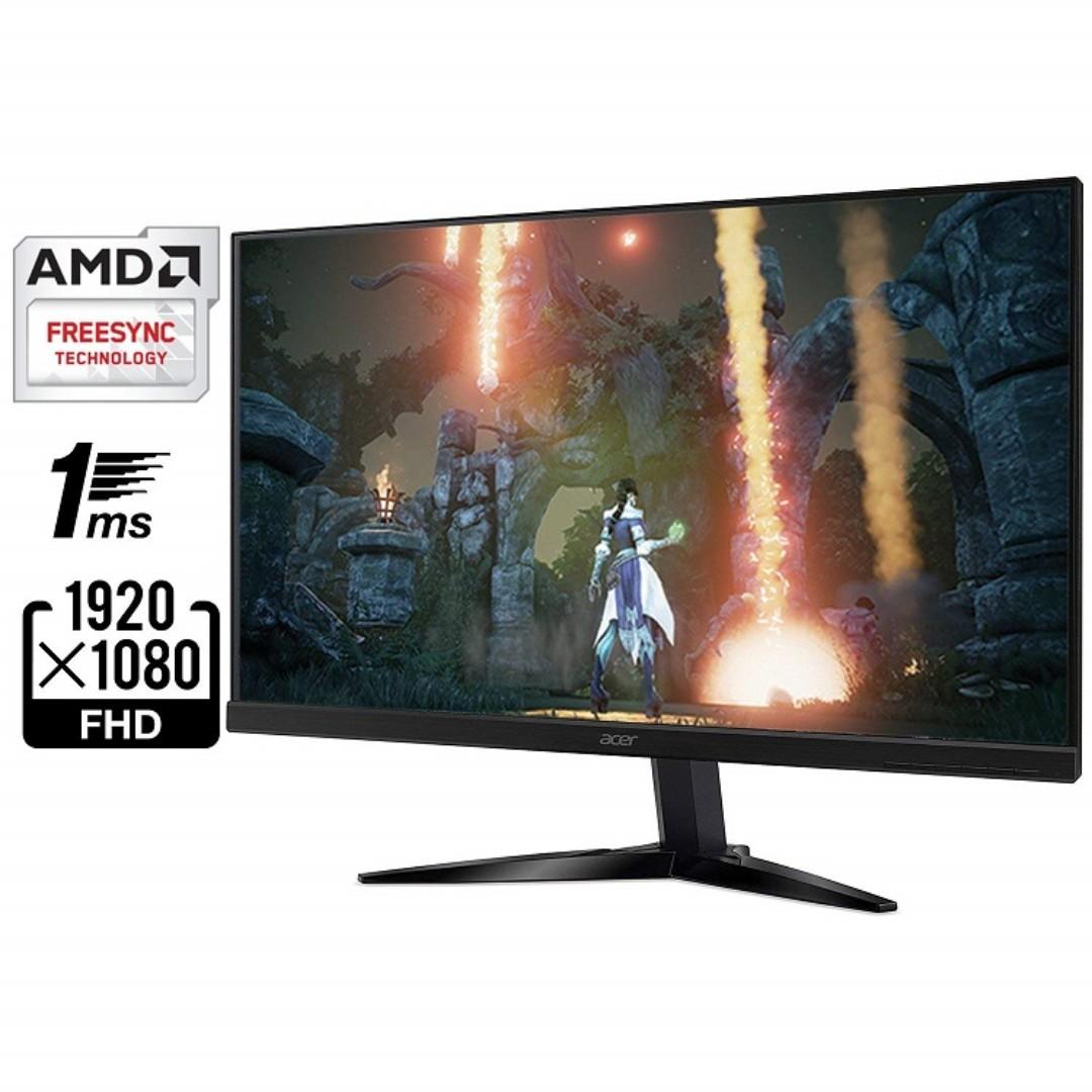 27" Acer KG271 Full HD 1ms FreeSync Frameless Gaming Monitor, Computers ...
