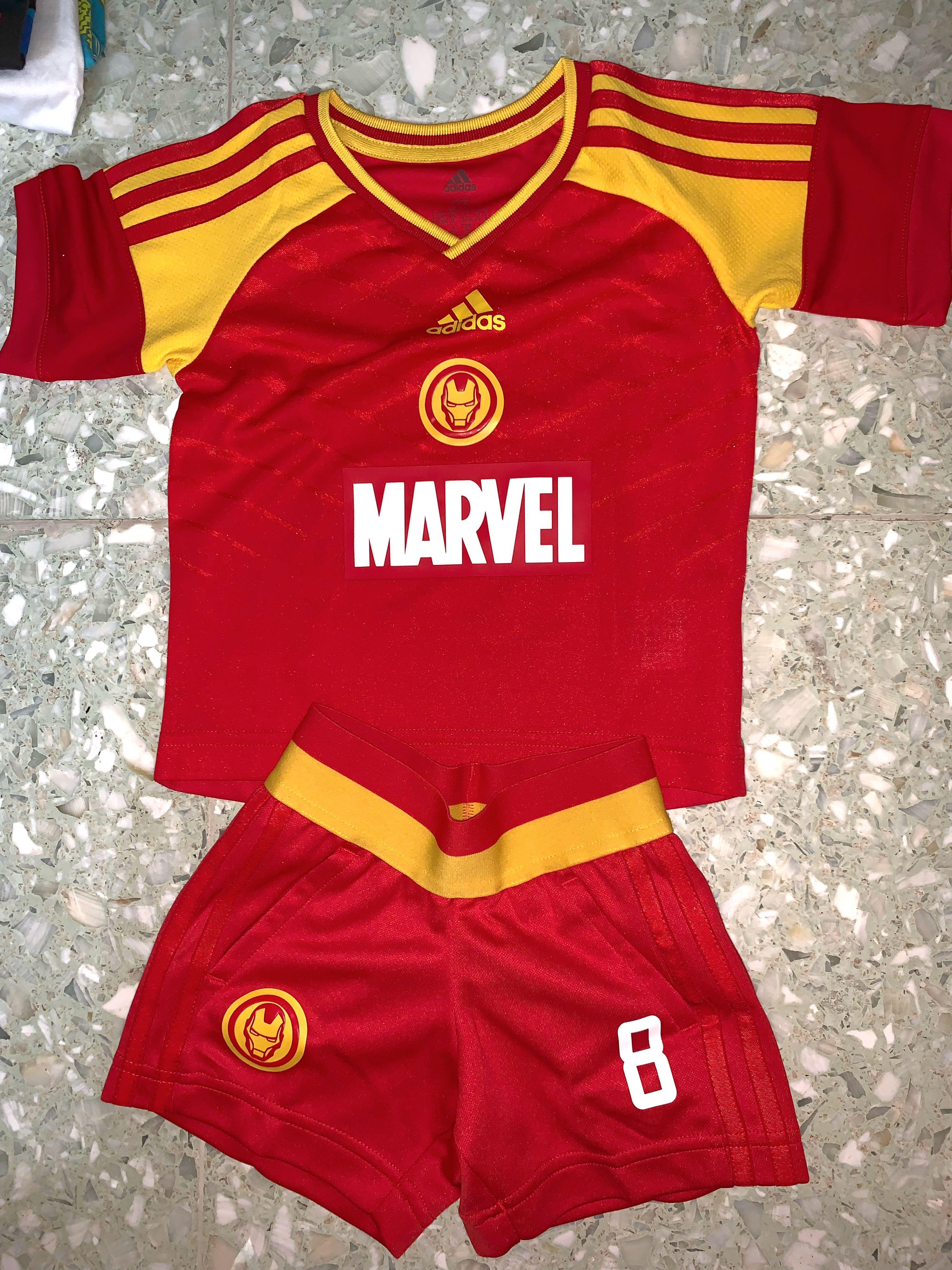 ADIDAS JERSEY IRON MAN AUTHENTIC SET!, Bayi & Anak, Baju Anak Laki-laki ...