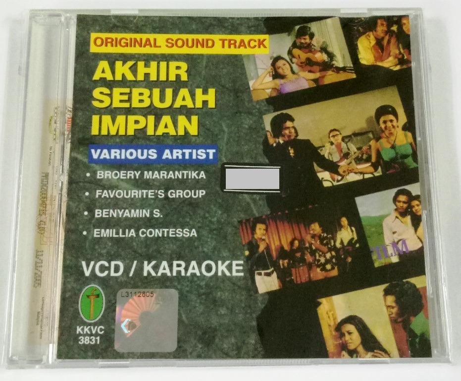 Akhir Sebuah Impian Original Soundtrack VCD Karaoke Broery Marantika Favourite's Group Emillia ...