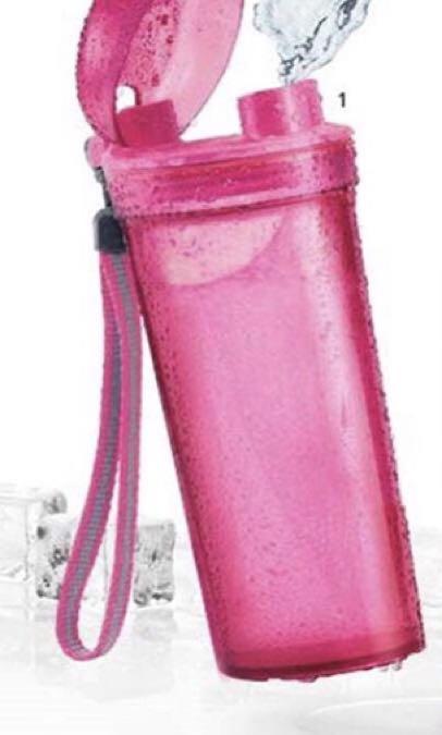 BN Tupperware Crystal Drinking Flask (Pink), Furniture & Home Living ...