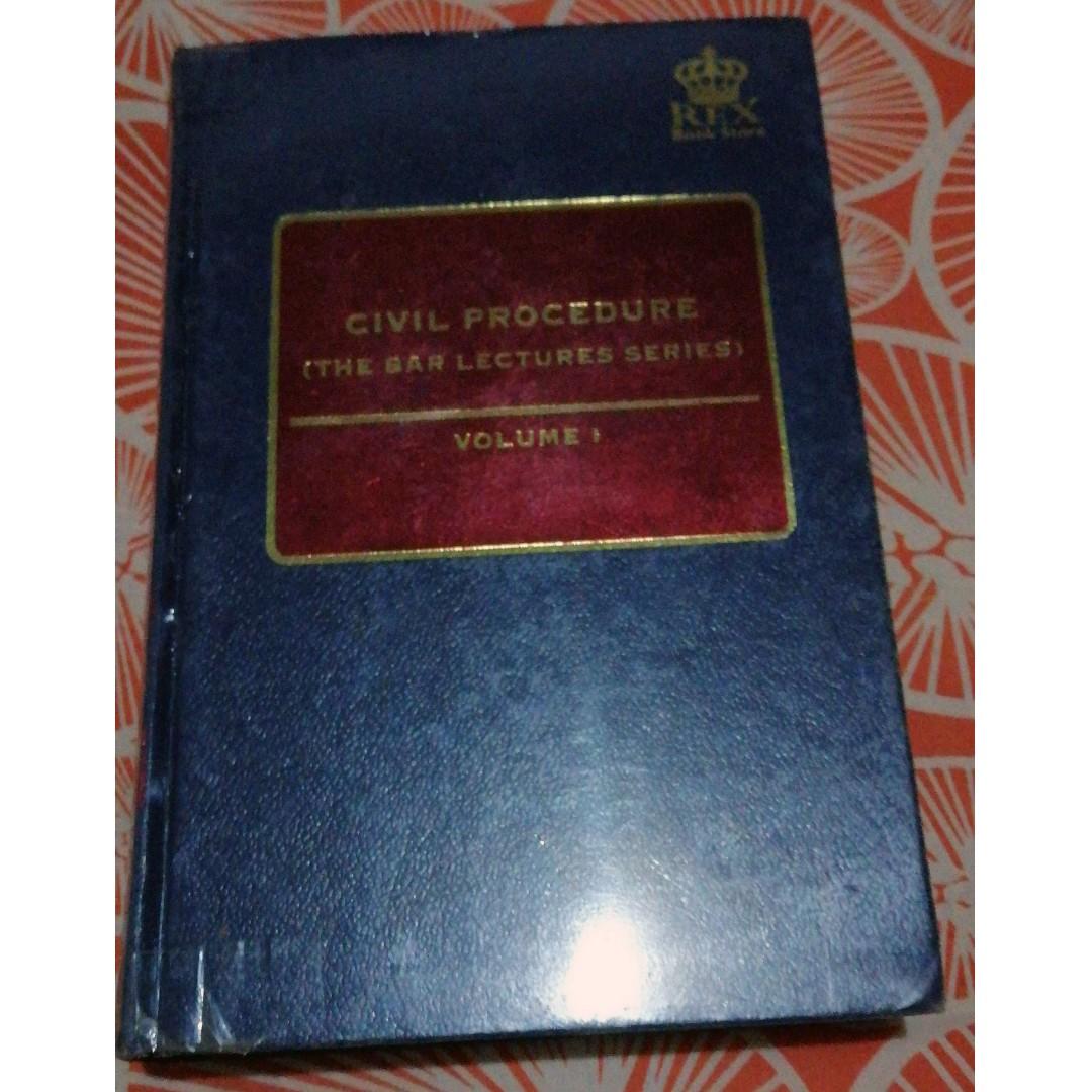 Civil Procedure Volume 1 2014 Willard Riano Remedial Law, Hobbies ...