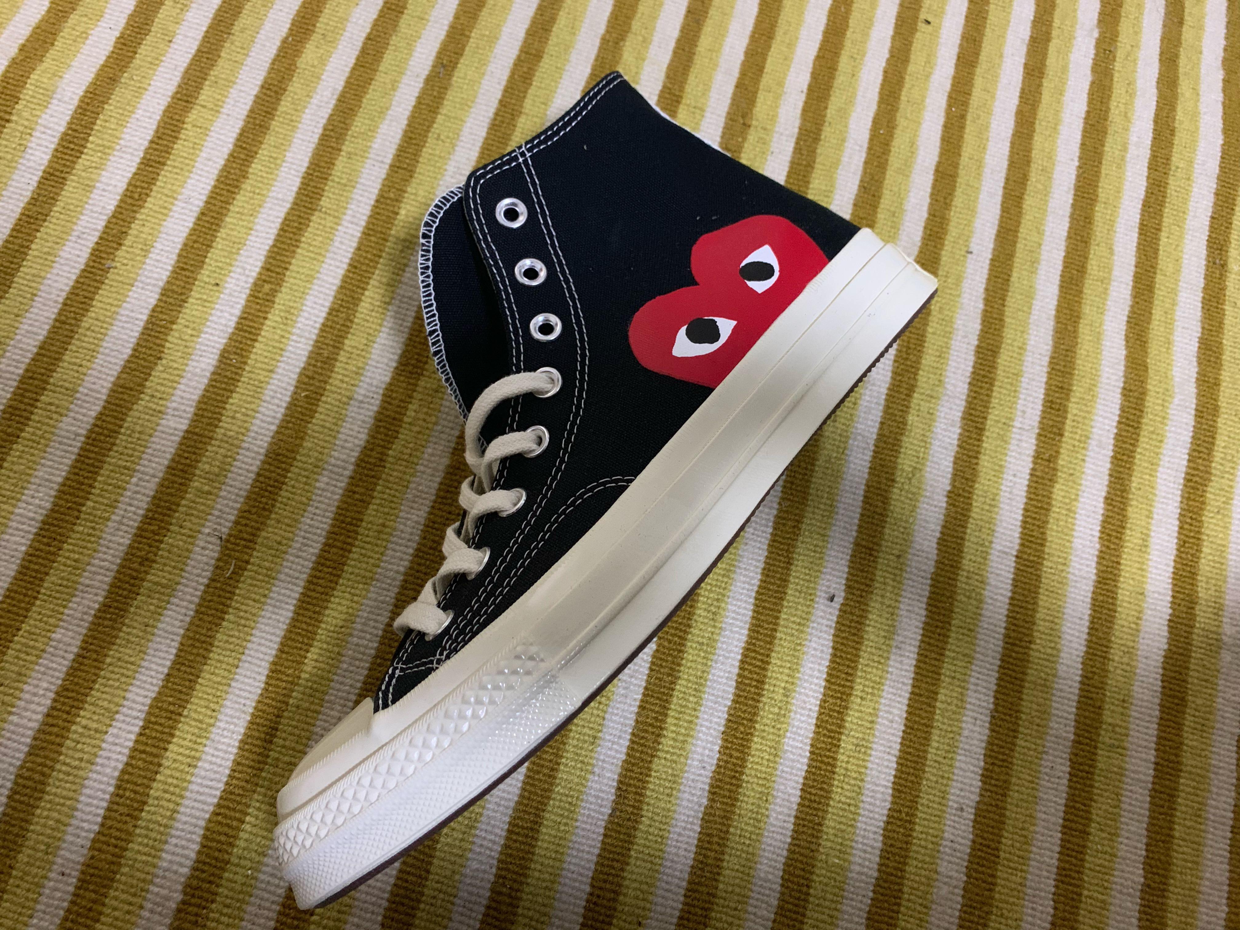 Converse x cdg Sneakers (New), Men's Fashion, Footwear, Sneakers on ...