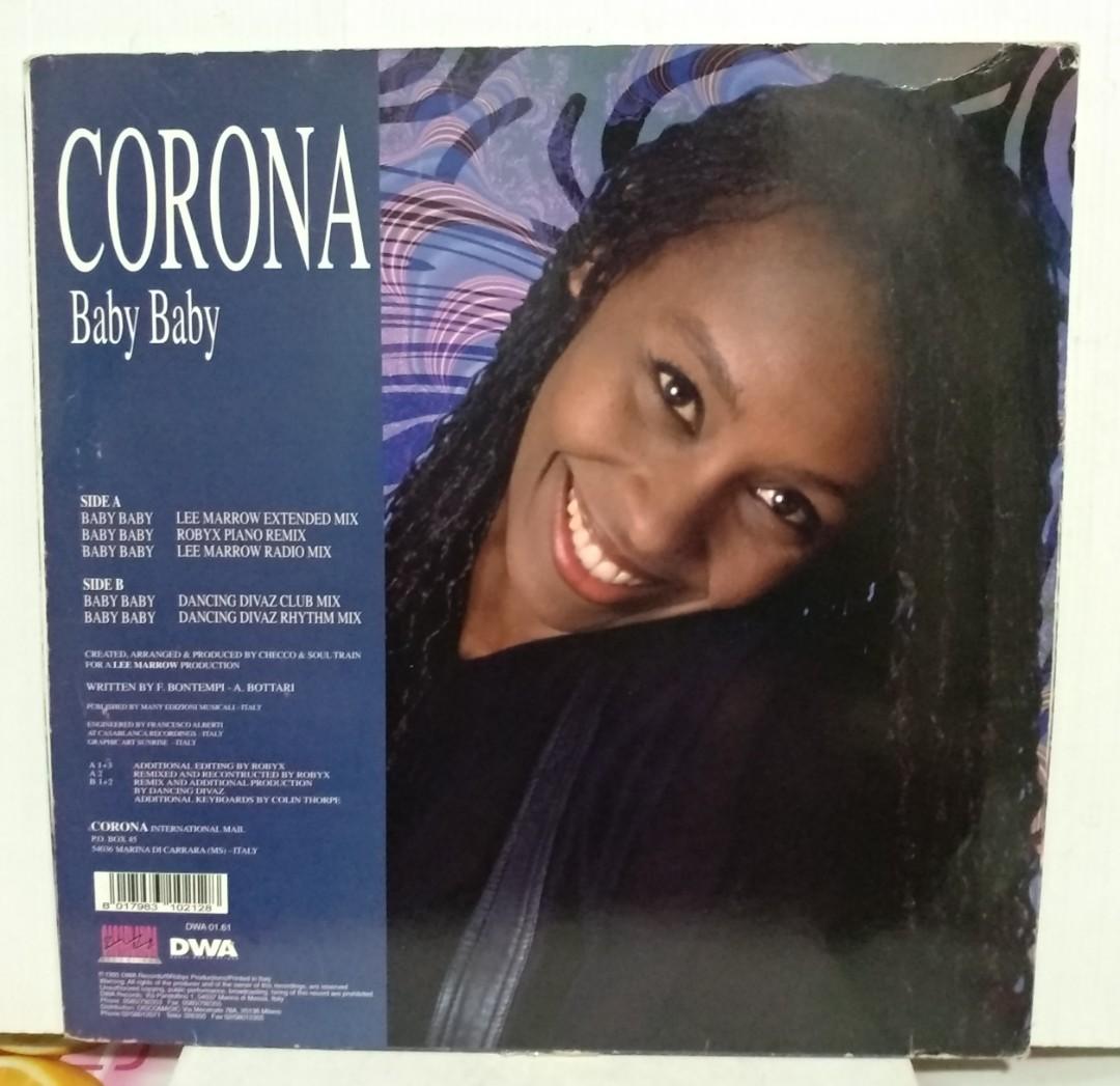 Corona Baby Baby 5-Tracks 12" Vinyl (Itsly Edition), Hobbies & Toys ...