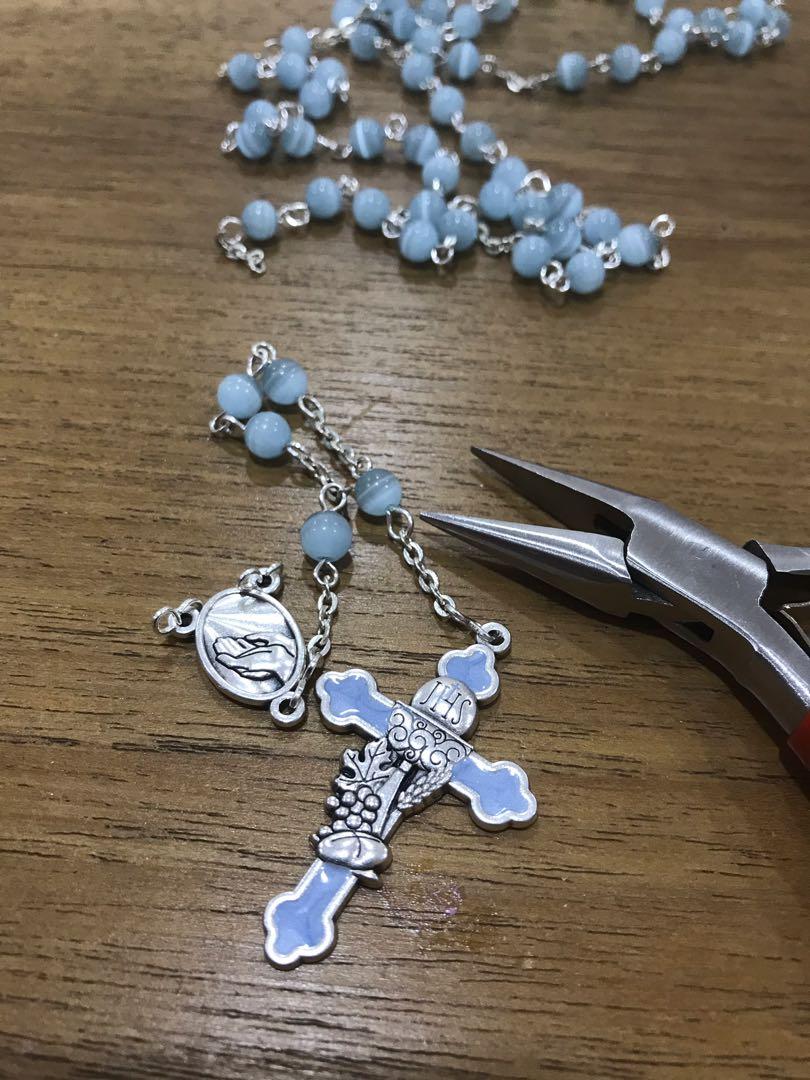 Handcrafted Customised Catholic Rosary, Hobbies & Toys, Memorabilia ...