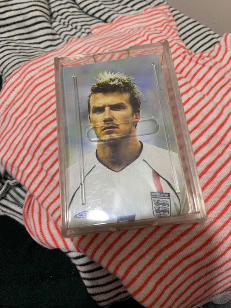 David Beckham Card Soccer Player, 興趣及遊戲, 收藏品及紀念品, 明星周邊 - Carousell