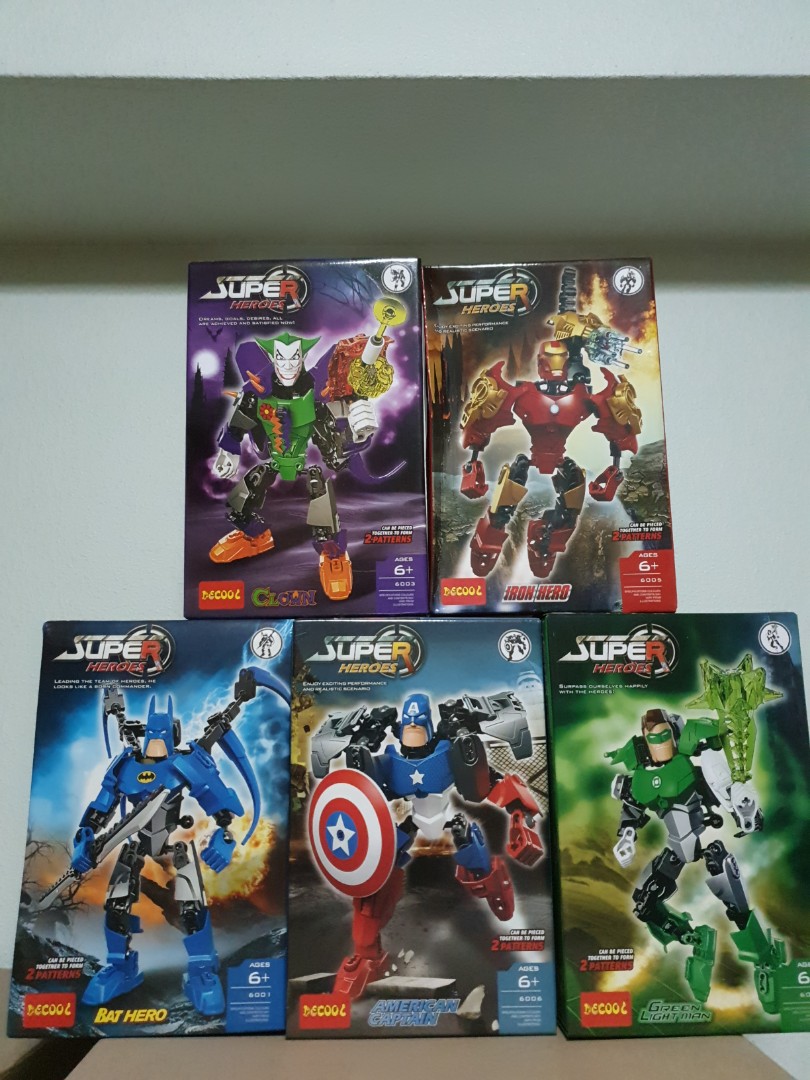 Decool Super Hero Brick set, Hobbies & Toys, Toys & Games on Carousell