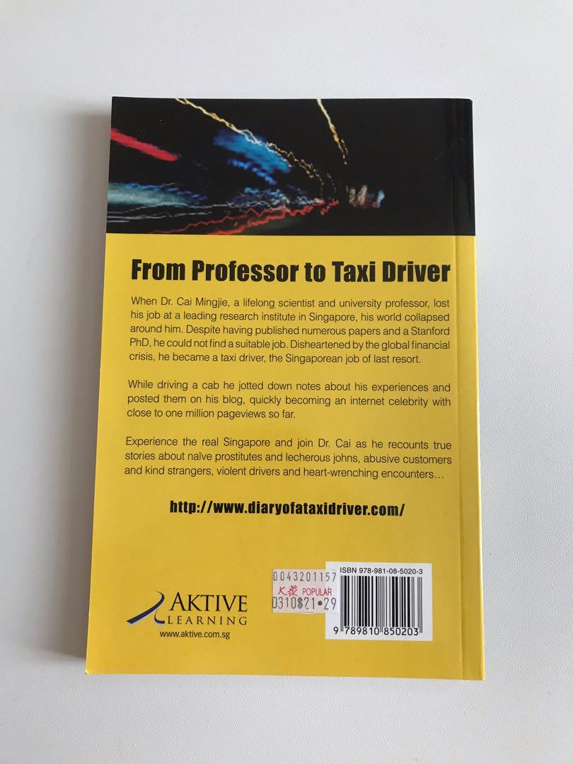 Diary of a Taxi Driver, Hobbies & Toys, Books & Magazines, Fiction ...