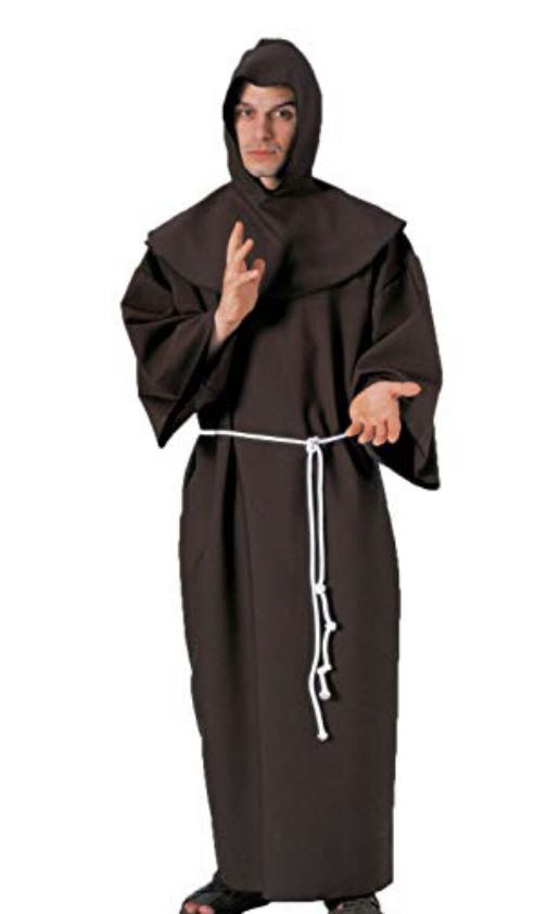 Gregorian Monk Costume for Halloween, Everything Else on Carousell