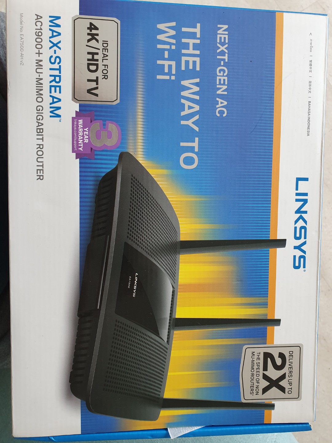 Linksys Wireless Router 1900+, Computers & Tech, Parts & Accessories ...