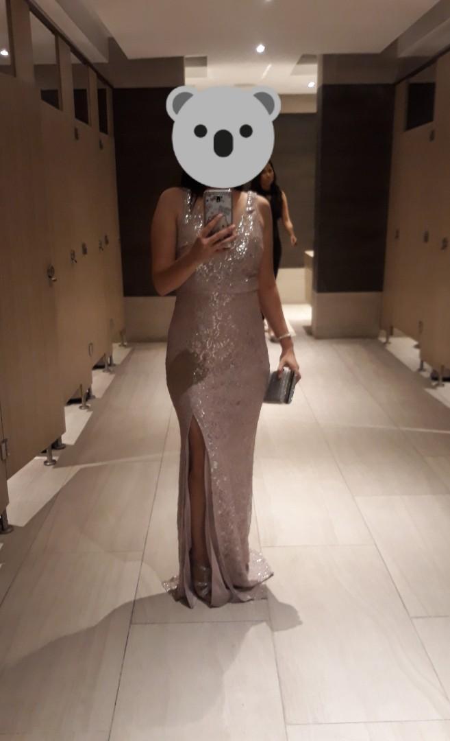 Long Gown (SM Fashion Forum), Women's Fashion, Dresses & Sets, Evening ...