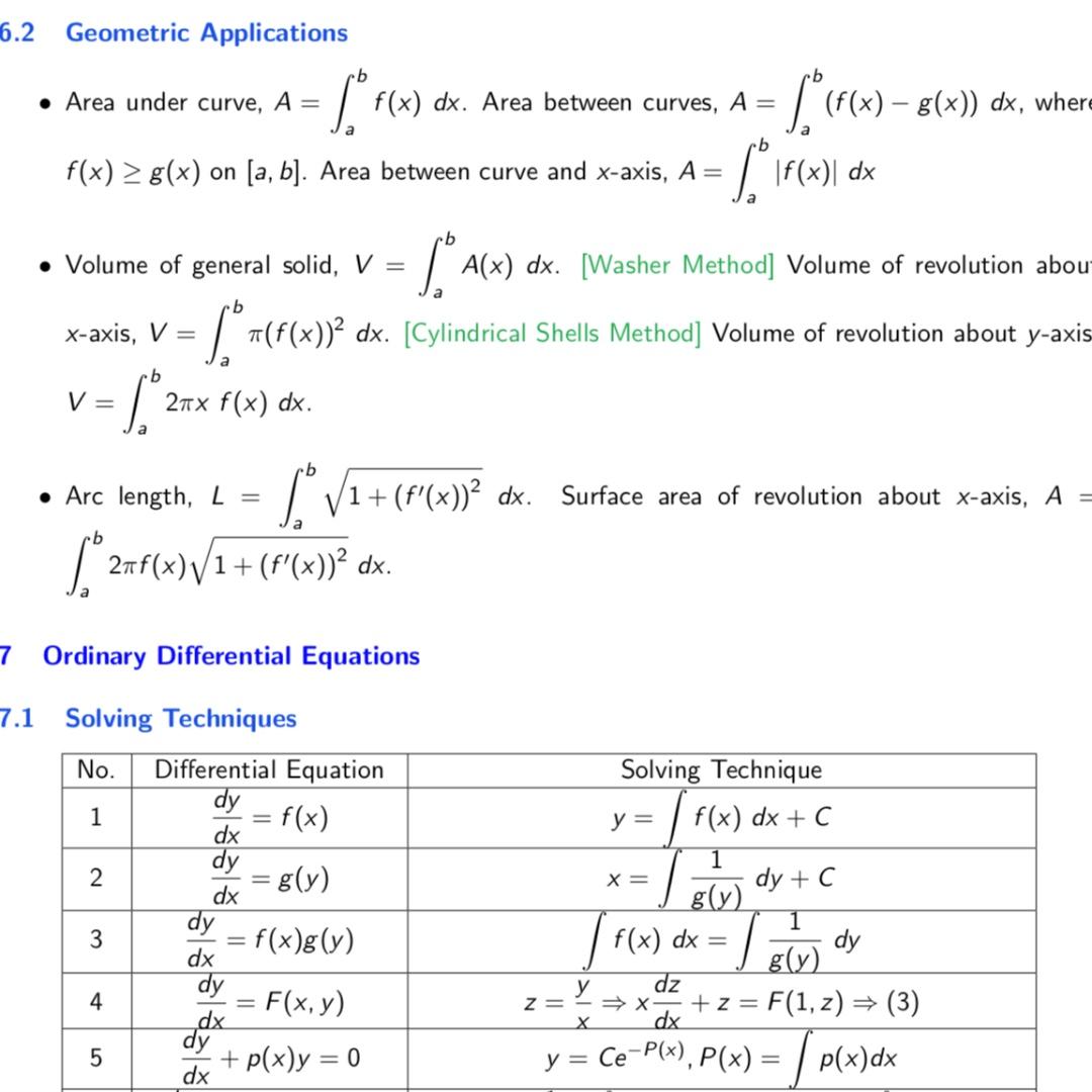 MA2002 Calculus Materials, Everything Else on Carousell
