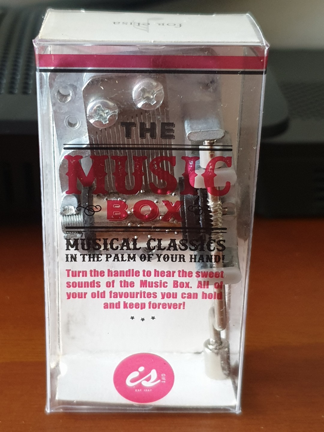 Manual Music Box - For Elisa, Hobbies & Toys, Toys & Games on Carousell