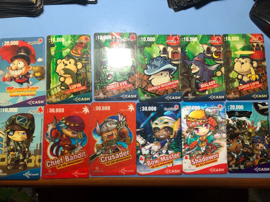 Maplestory prepaid card, Hobbies & Toys, Toys & Games on Carousell