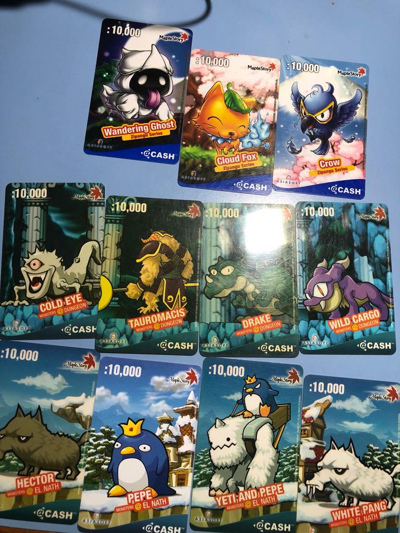Maplestory prepaid card, Hobbies & Toys, Toys & Games on Carousell
