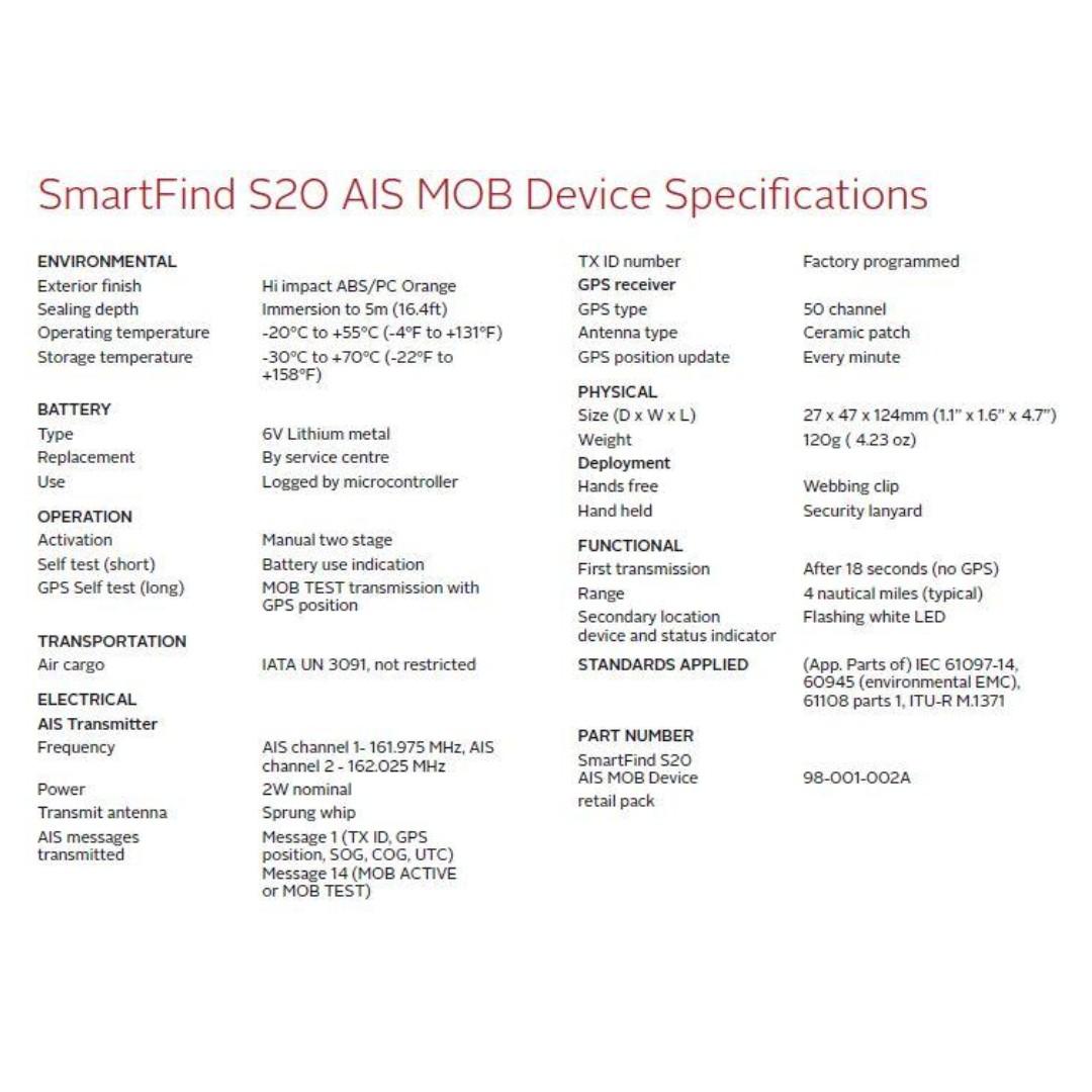 McMurdo SMARTFIND S20 AIS MOB Device, Mobile Phones & Gadgets, Mobile ...