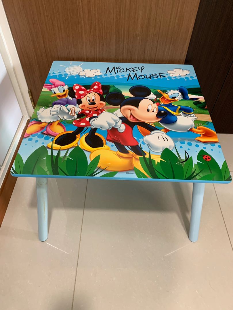 Mickey Mouse Table and Chair Set, Babies & Kids, Baby Nursery & Kids ...