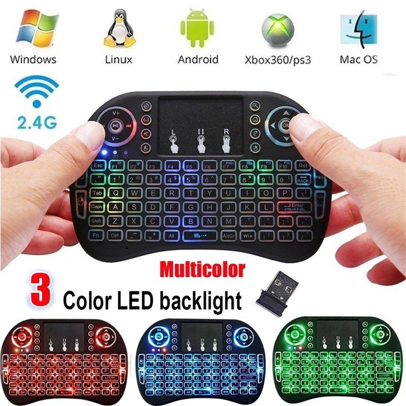 Mini Wireless Keyboard Combo RC Keypad PC/Android/TV, Mobile Phones ...