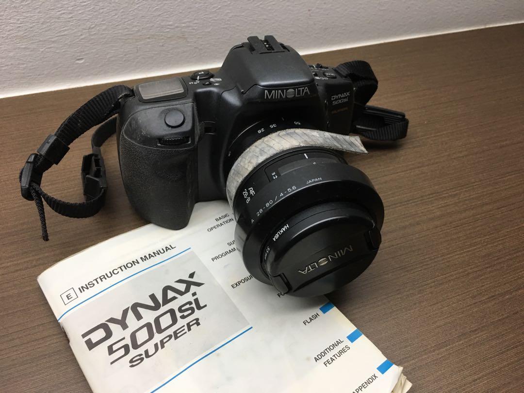 Minolta Camera Bag with Free Dry Box and Od Camera Dynax 500si ...