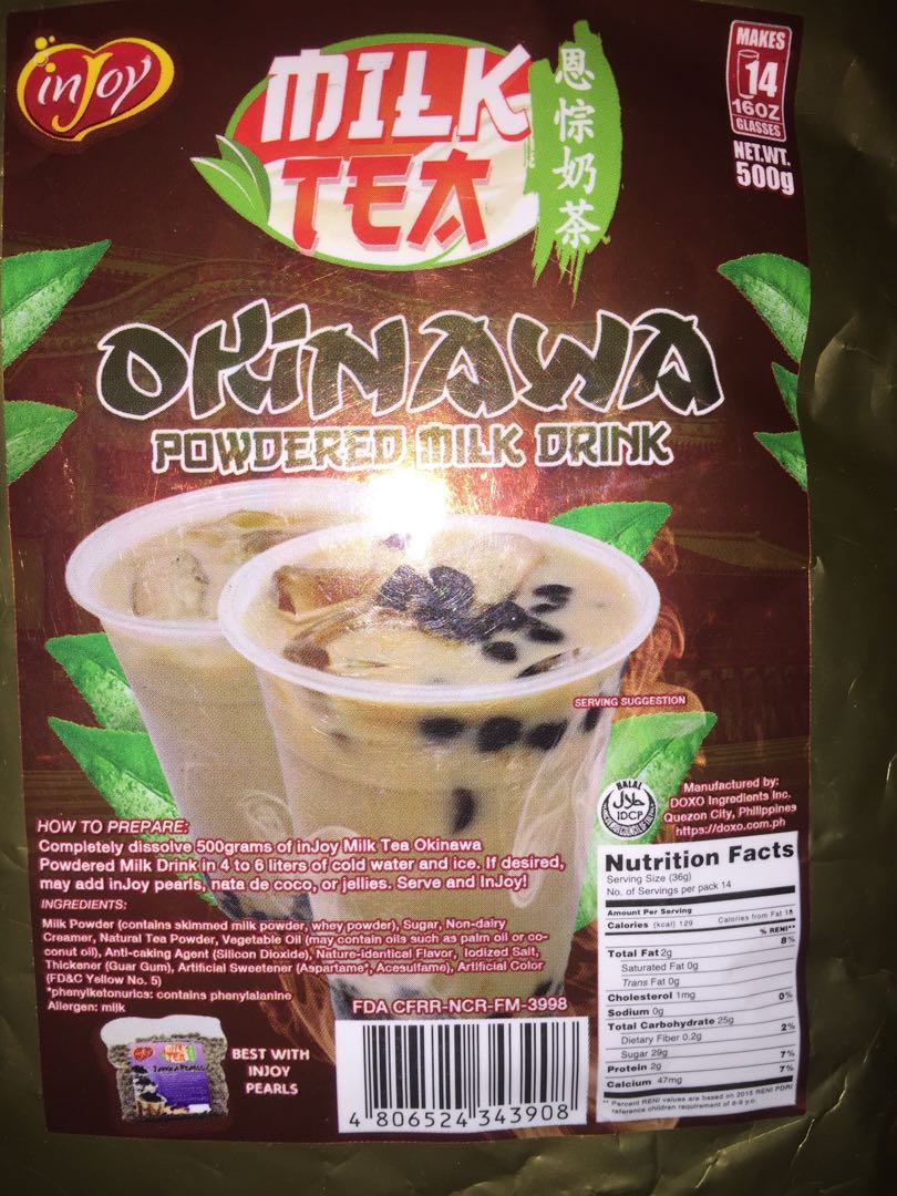 Okinawa Milk Tea Powder, Health & Nutrition, Health Supplements, Health ...