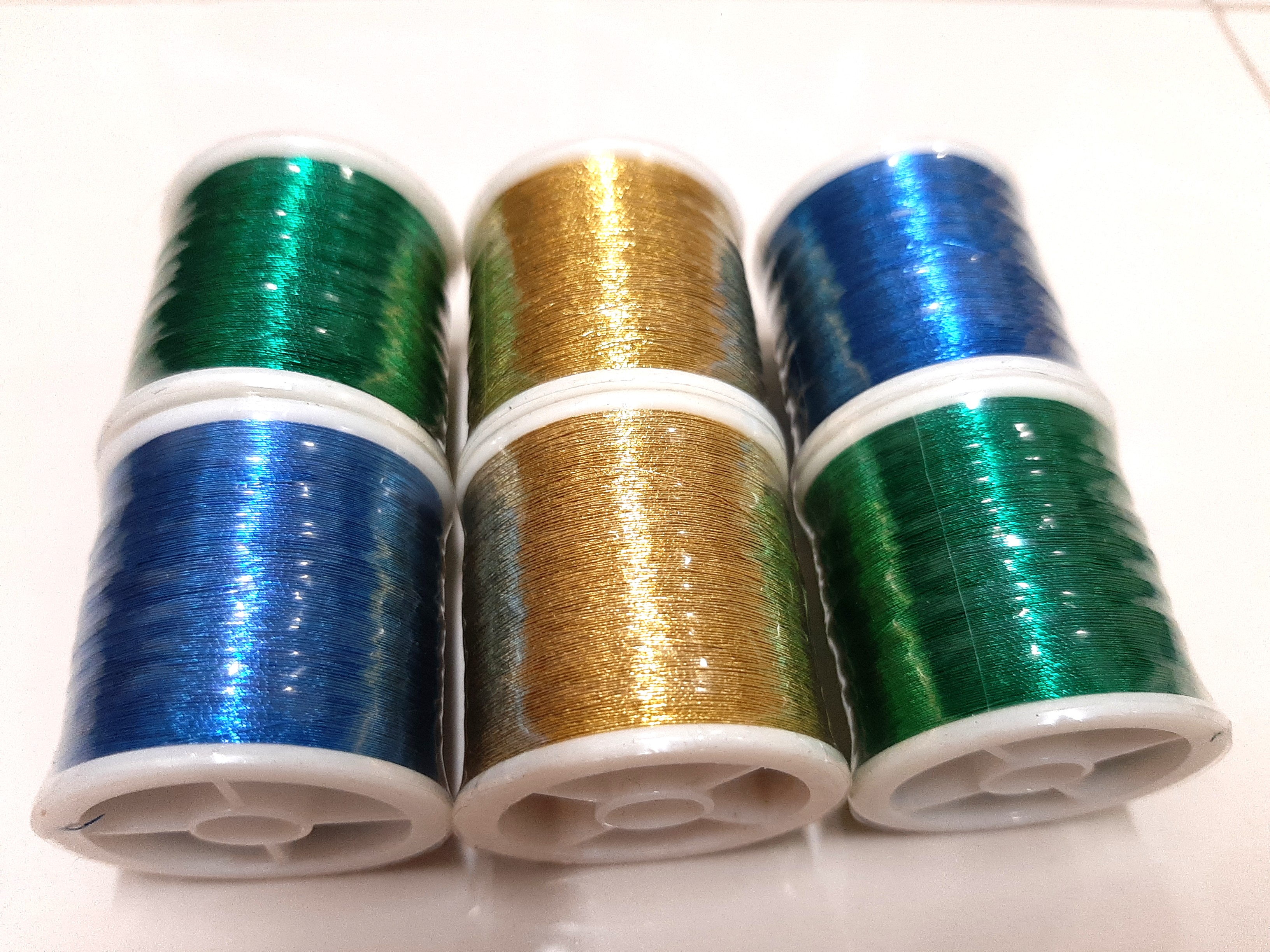 Pacific Bay Metallic Thread for Rod Building or Craftworks 100 Yards a ...