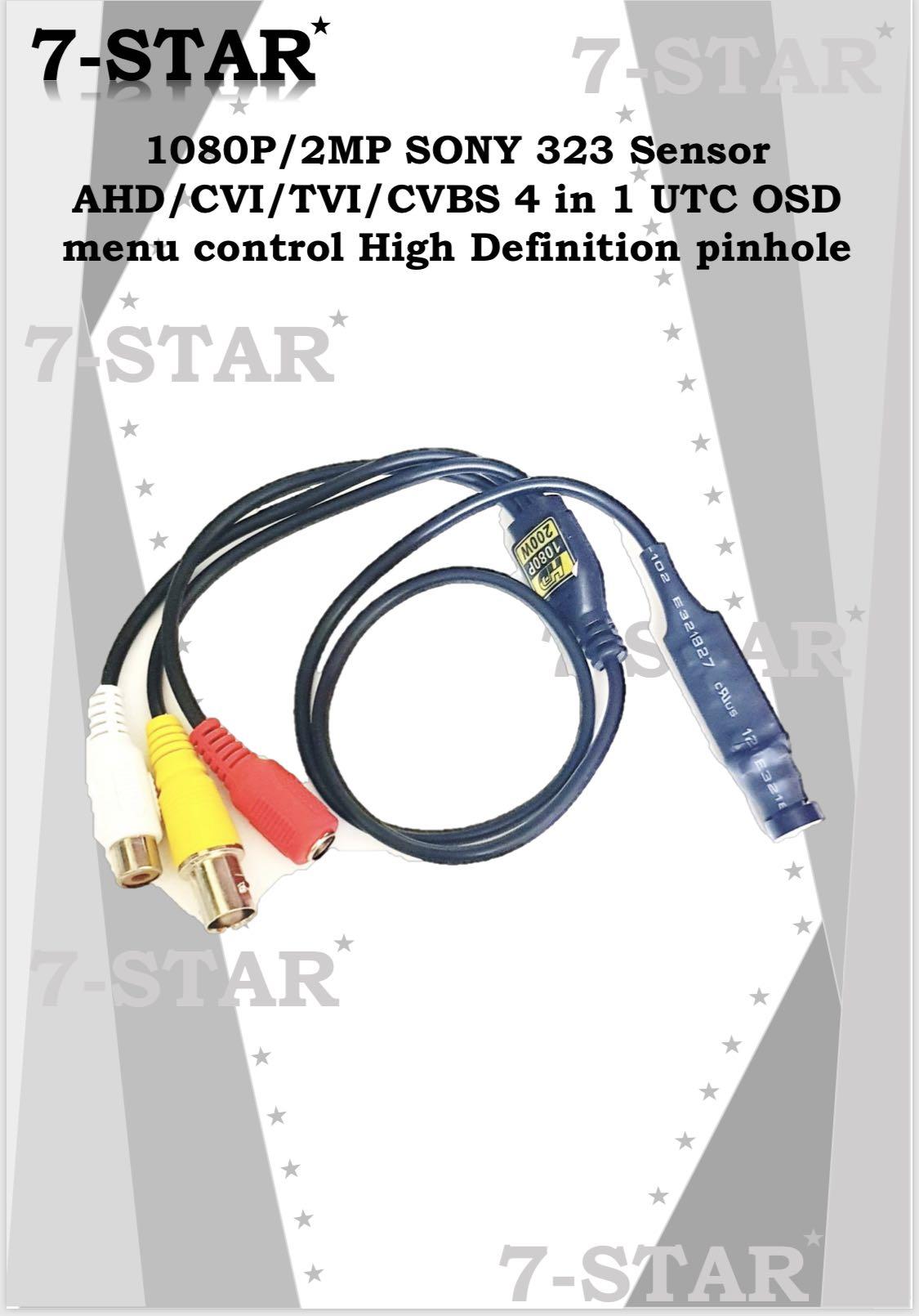 Pinhole Mini Spy Hidden CCTV Camera with Built in Audio, Security HD ...