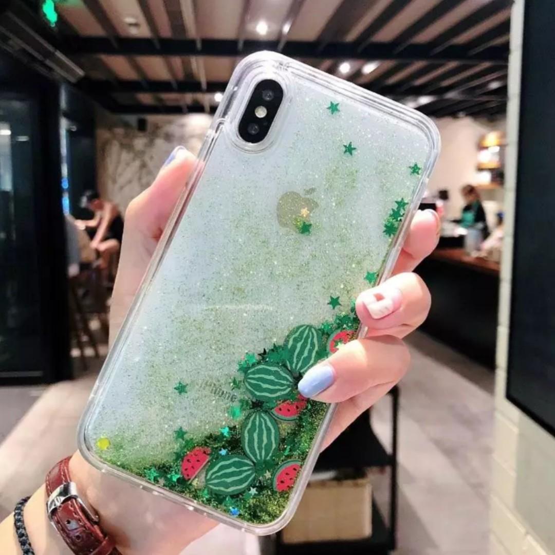 [PO] Avocado Watermelon Glitter Phone Cover, Mobile Phones & Gadgets ...