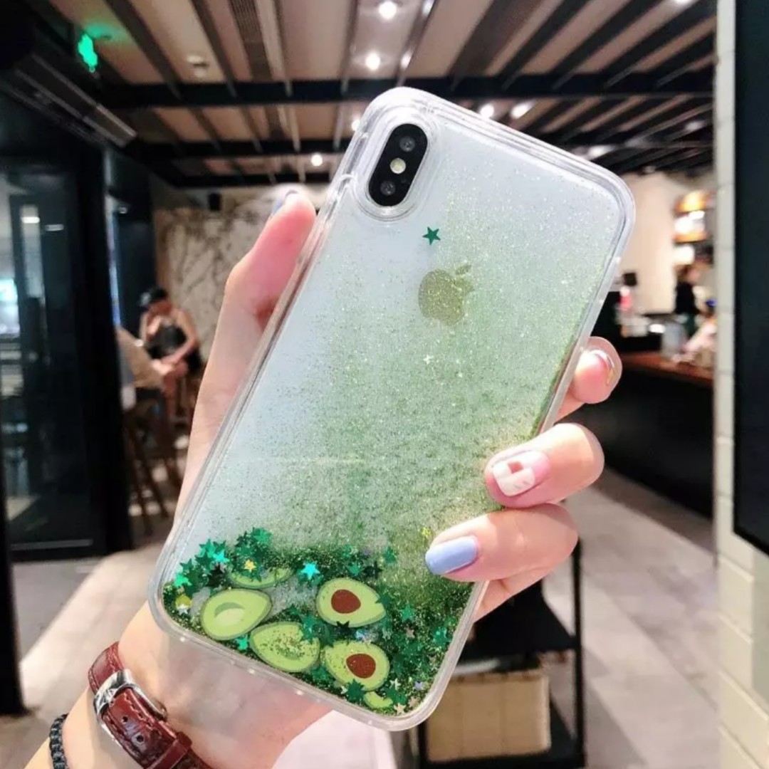[PO] Avocado Watermelon Glitter Phone Cover, Mobile Phones & Gadgets ...