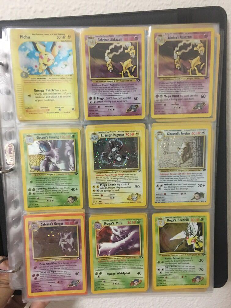Pokemon Gym Challenge Cards etc, Toys & Games, Board Games & Cards on ...
