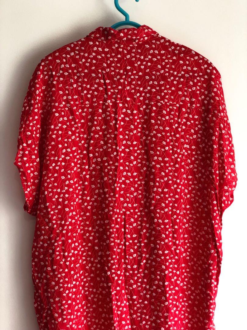 Preloved Original Monki Red Dress for Women, Women's Fashion, Maternity ...
