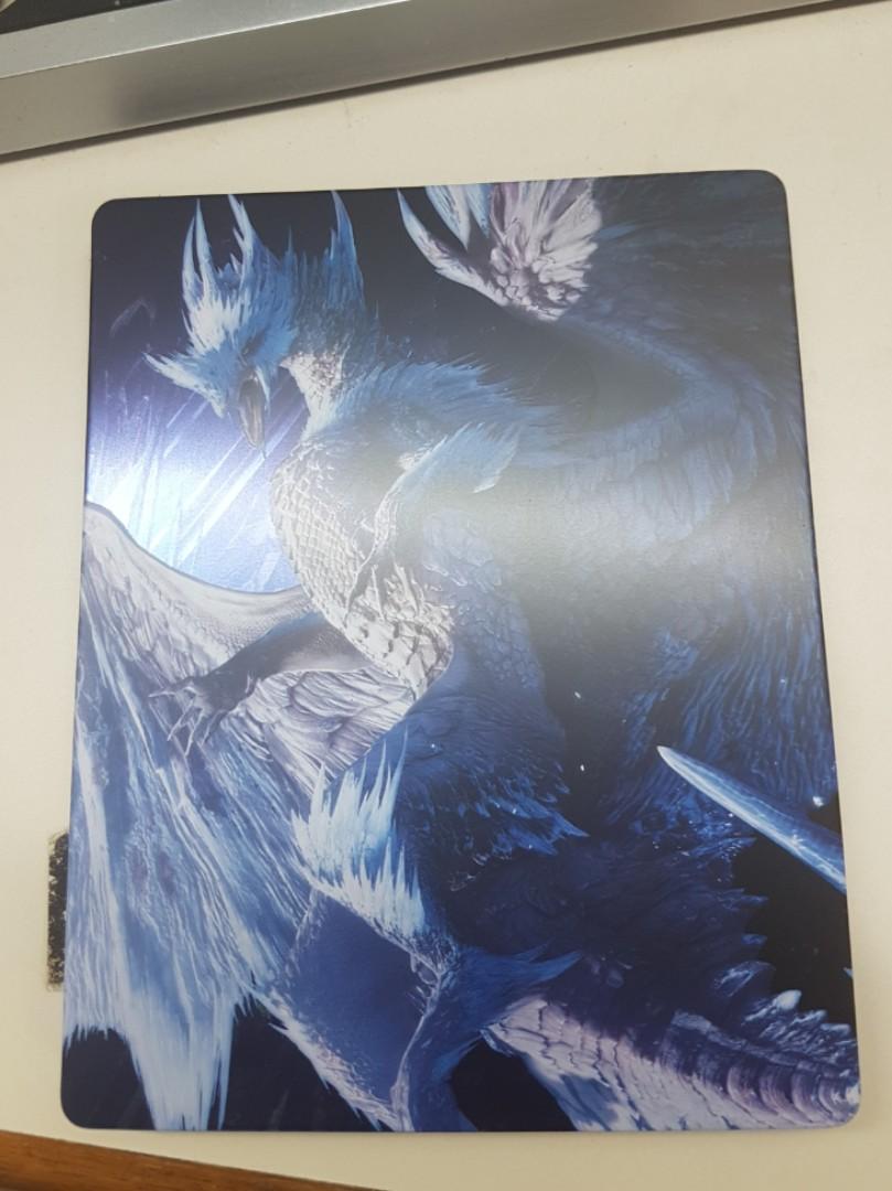 PS4 Monster Hunter Iceborne Steelbook casing + Yukumo Layered Armor set ...