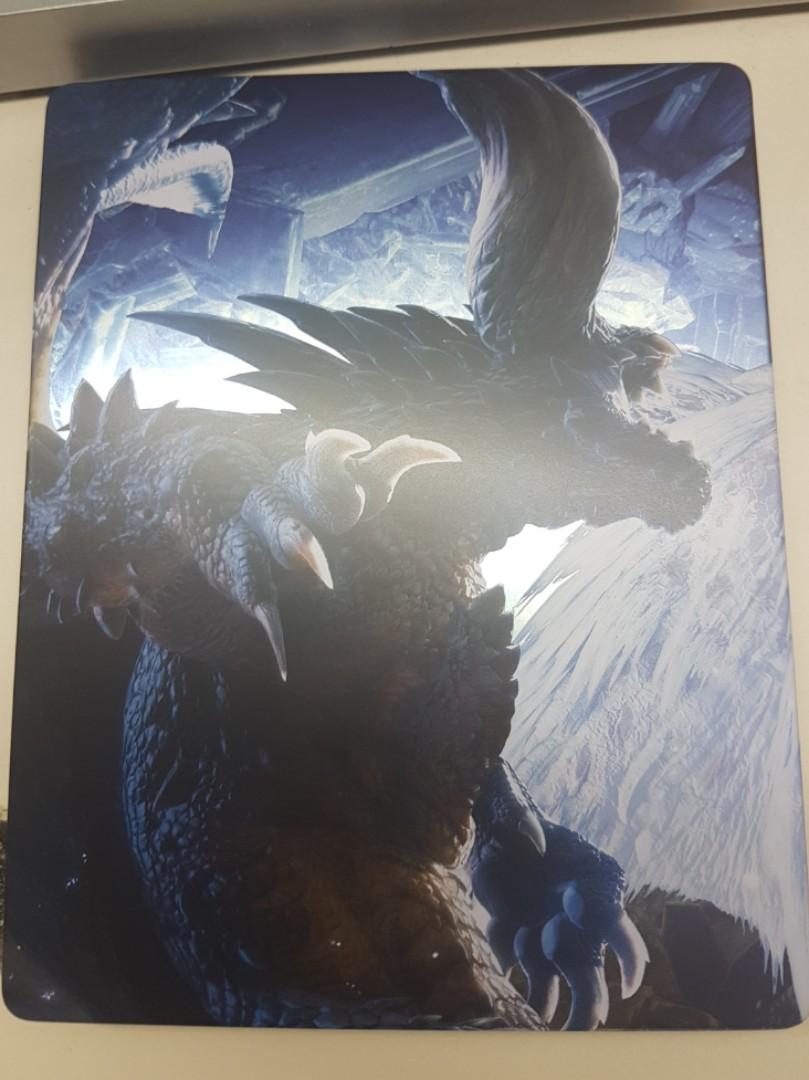 PS4 Monster Hunter Iceborne Steelbook casing + Yukumo Layered Armor set ...