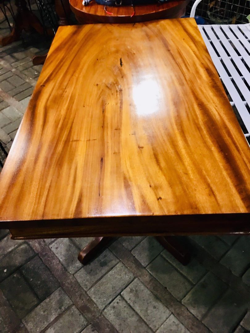 rectangular table 40x23.5 inches, newly restored, Furniture & Home ...