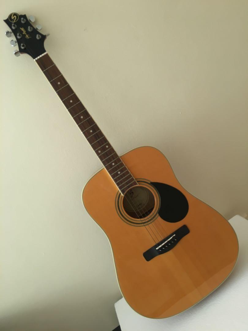 Samick Greg Bennett Acoustic Guitar GD100S, Hobbies & Toys, Music ...