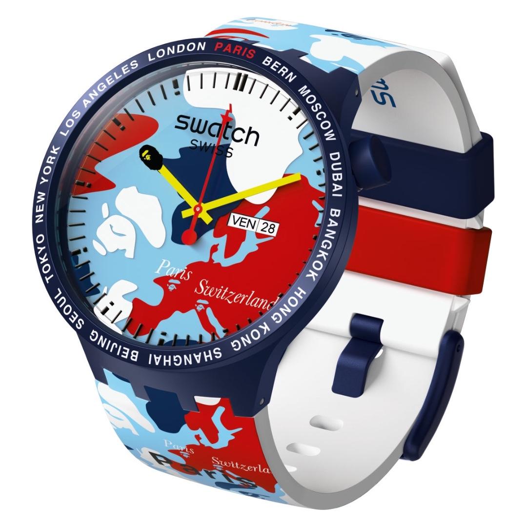 Swatch x BAPE - Paris Edition, Luxury, Watches on Carousell