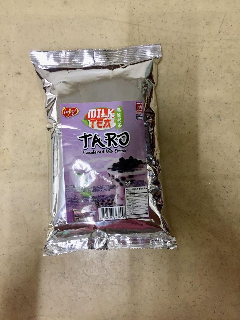 Taro InJoy Milk Tea Powder, Health & Nutrition, Health Supplements ...