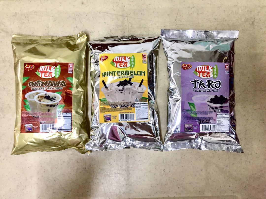 Taro InJoy Milk Tea Powder, Health & Nutrition, Health Supplements ...