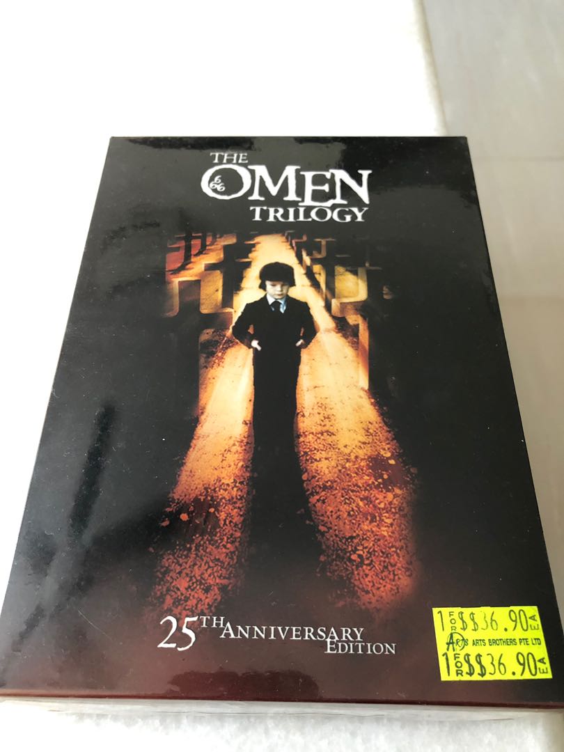 The Omen Trilogy-3 DVDs, Hobbies & Toys, Music & Media, CDs & DVDs on ...