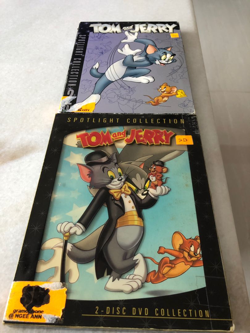 Tom & Jerry Collection-4 DVDs, Hobbies & Toys, Music & Media, CDs ...