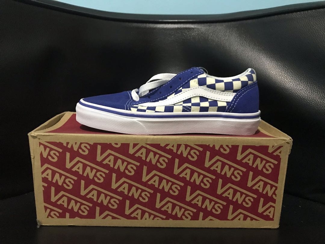 Vans Old Skool (Primary Check), Men's Fashion, Footwear, Sneakers on ...