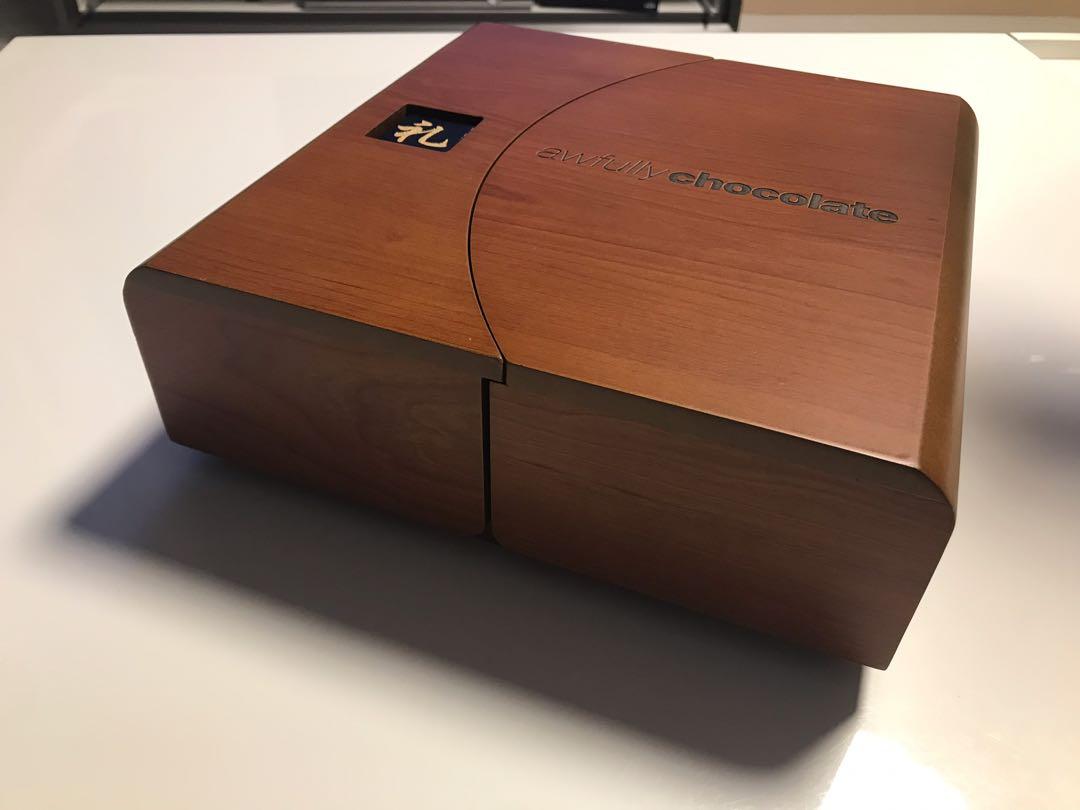 Wood Moon Cake Box, Furniture & Home Living, Kitchenware & Tableware ...