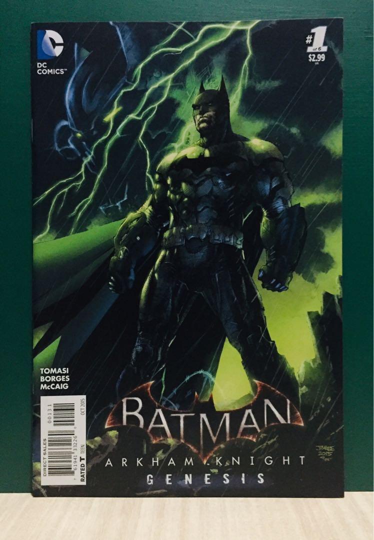 Batman Arkham Knight Genesis #1 Jim Lee variant, Hobbies & Toys, Books ...
