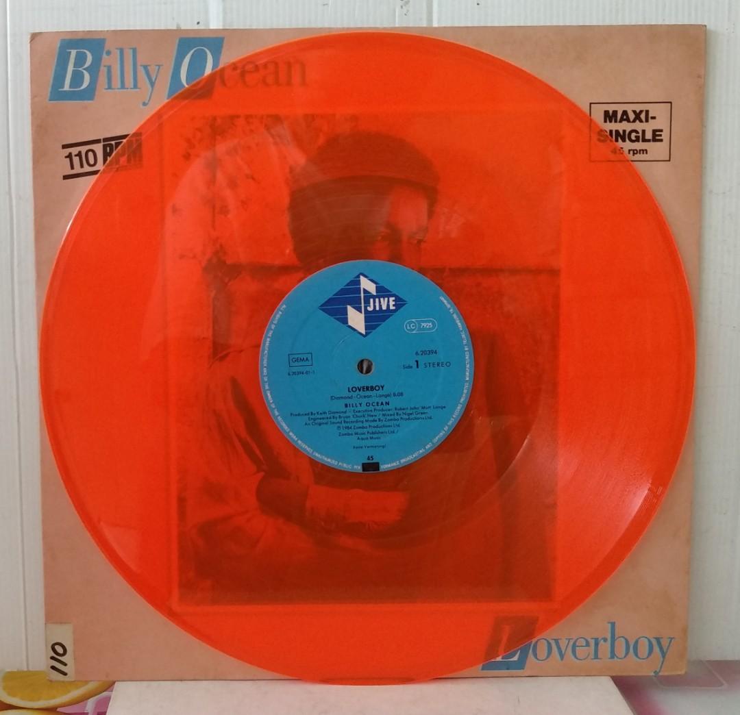 Billy Ocean Loverboy Limited Edition Orange Vinyl 2-Tracks 12" Vinyl (Germany Edition), Hobbies ...