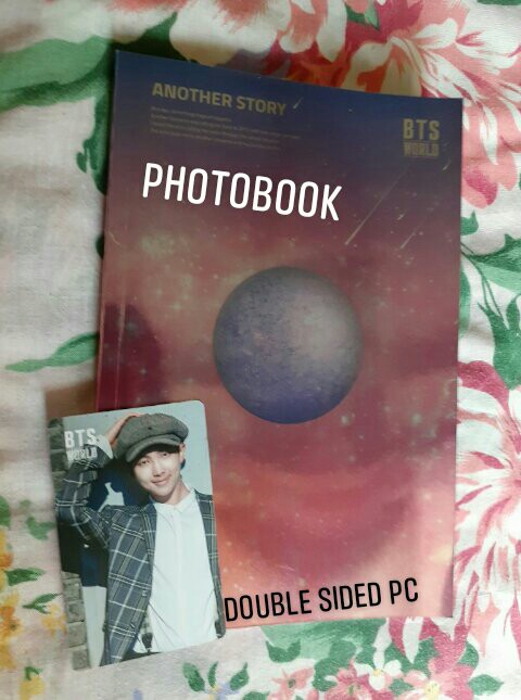 BTS WORLD OST photobook, outer box, QR code, Hobbies & Toys ...