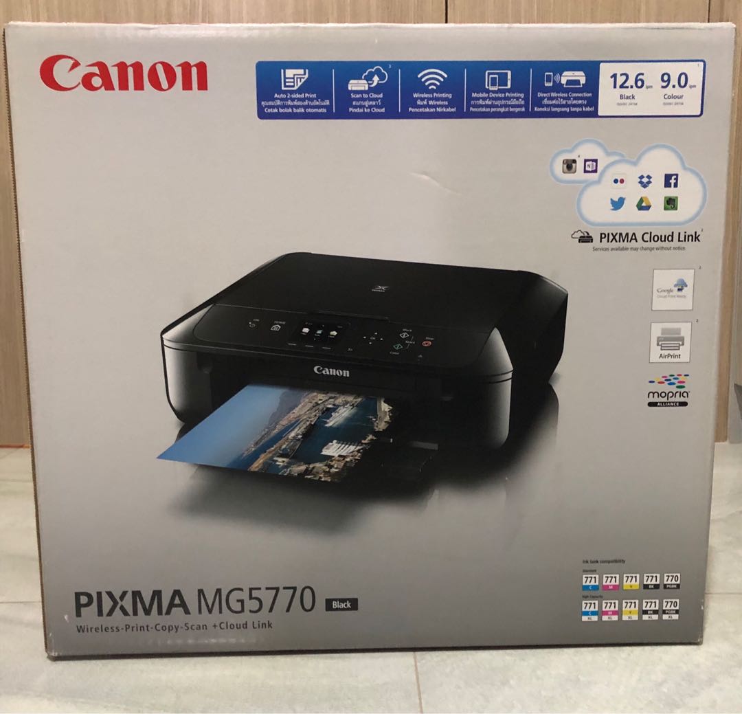 Canon MG5770, Computers & Tech, Printers, Scanners & Copiers on Carousell