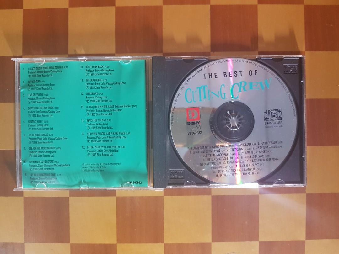 CUTTING CREW : The Best Of Cutting Crew - CD, Hobbies & Toys, Music ...