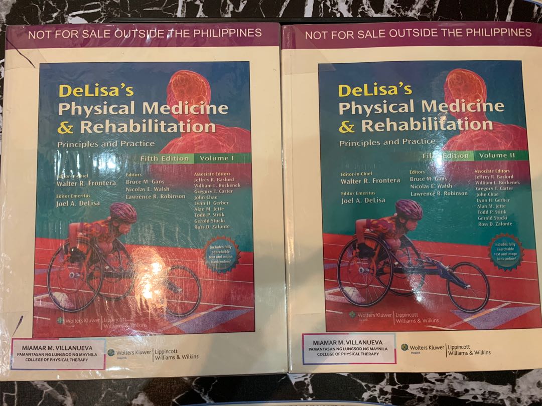 DeLisa's Physical Medicine and Rehabilitation Volume 1 & 2, Hobbies ...