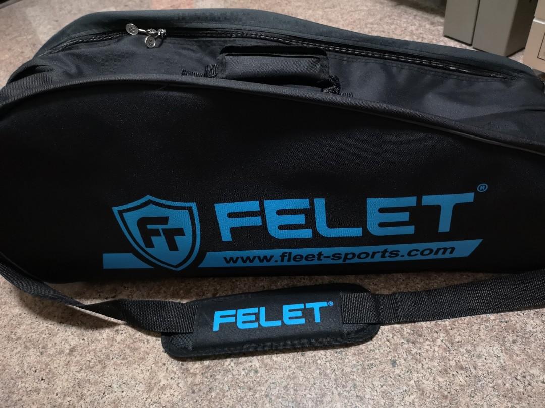 Felet (Fleet) Badminton/Tennis Racket bag, Sports Equipment, Sports ...