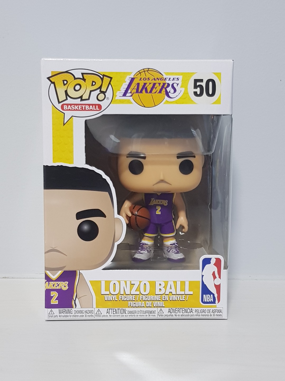 Funko Pop! Basketball NBA Los Angeles Lakers: Lonzo Ball #50, Hobbies ...