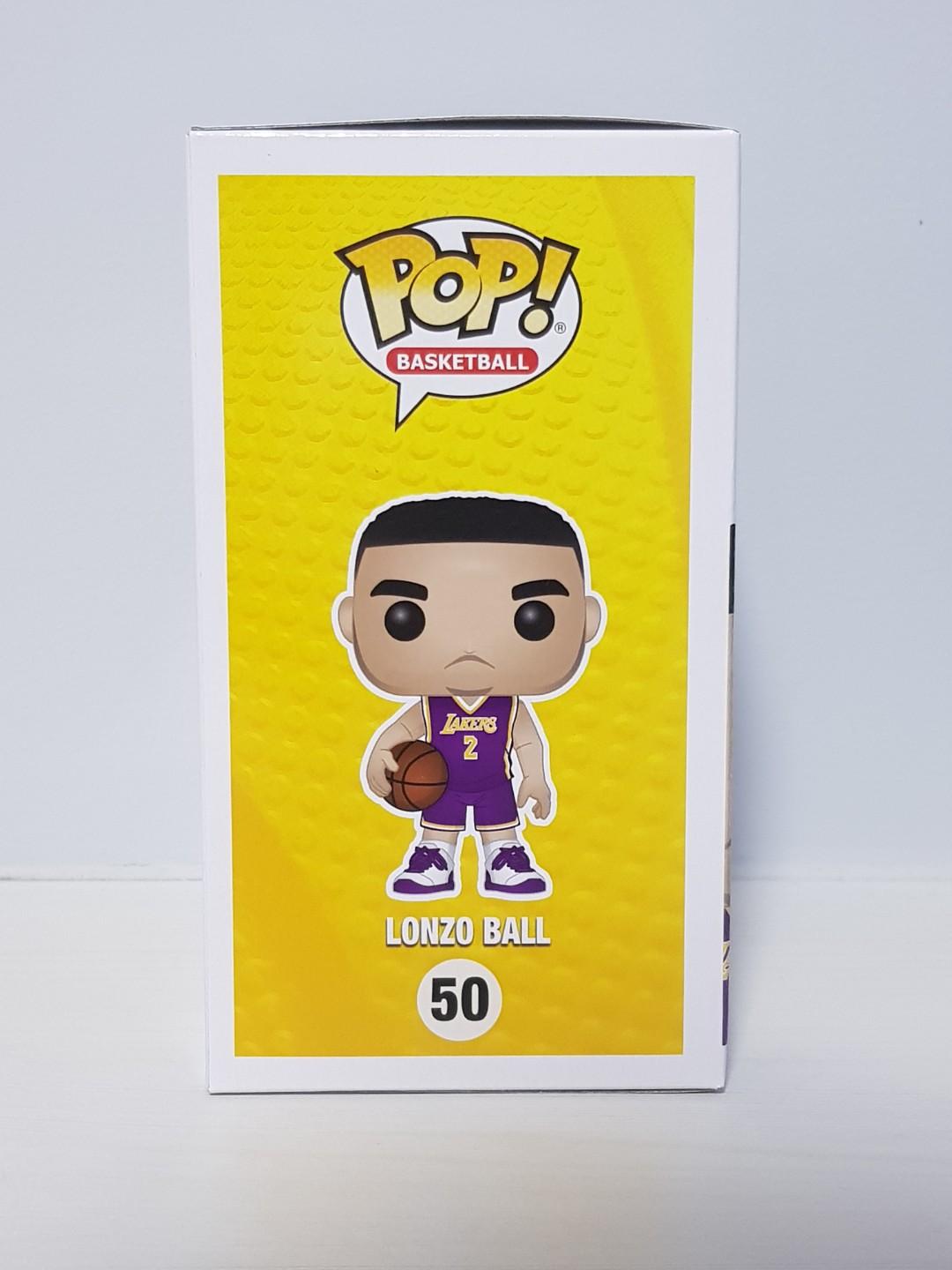 Funko Pop! Basketball NBA Los Angeles Lakers: Lonzo Ball #50, Hobbies ...